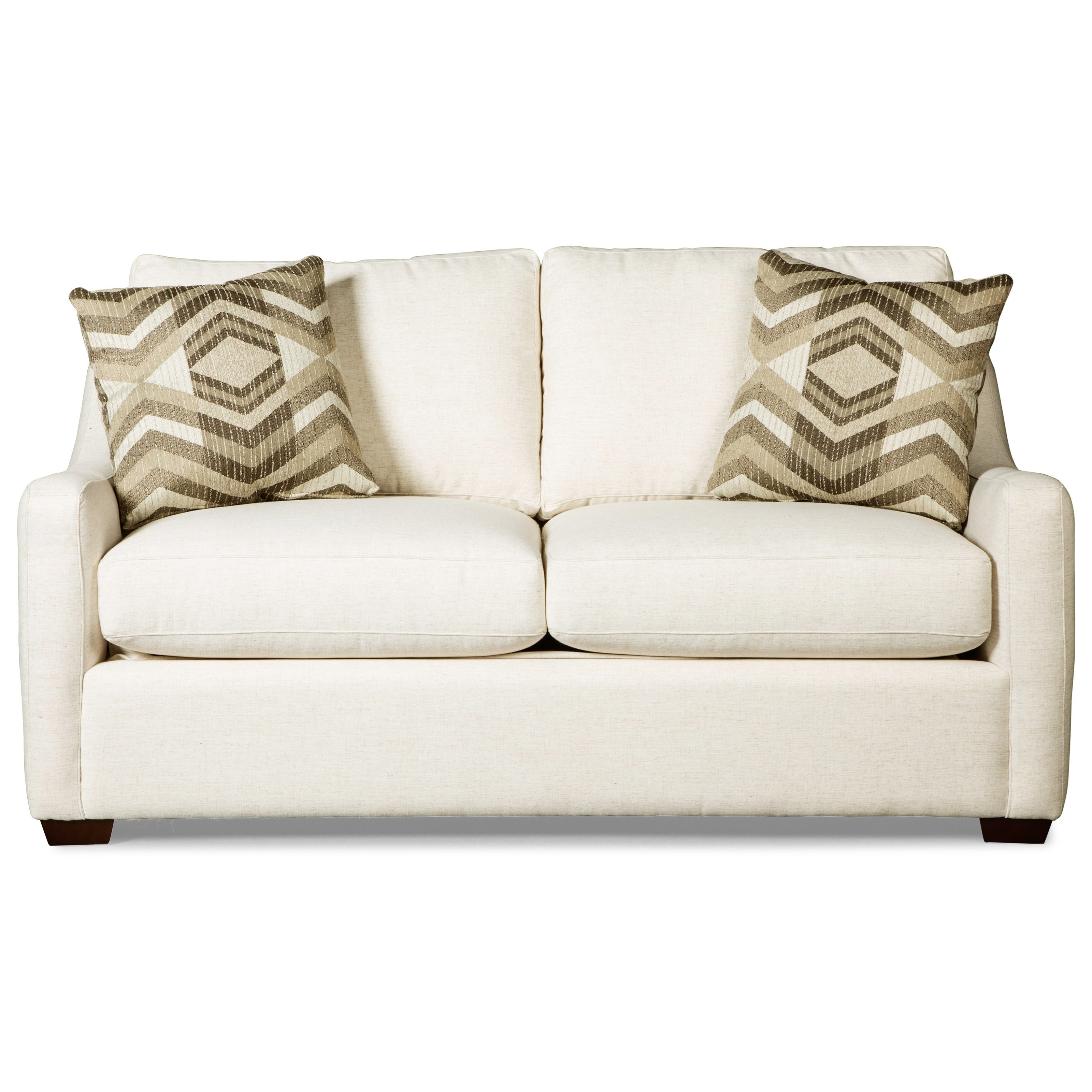 Full Size Sleeper Sofa With Memory Foam Mattress By Craftmaster Wolf